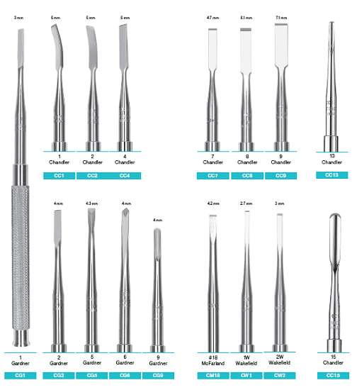 13 Chandler Bone Chisel